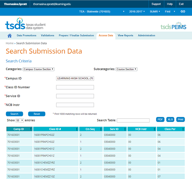 Tour the New PEIMS | TSDS